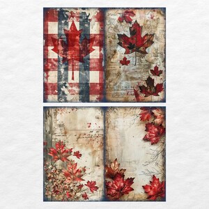 Canadiana Scrapbook Collection - Vintage Canada Digital Journal Pages ...