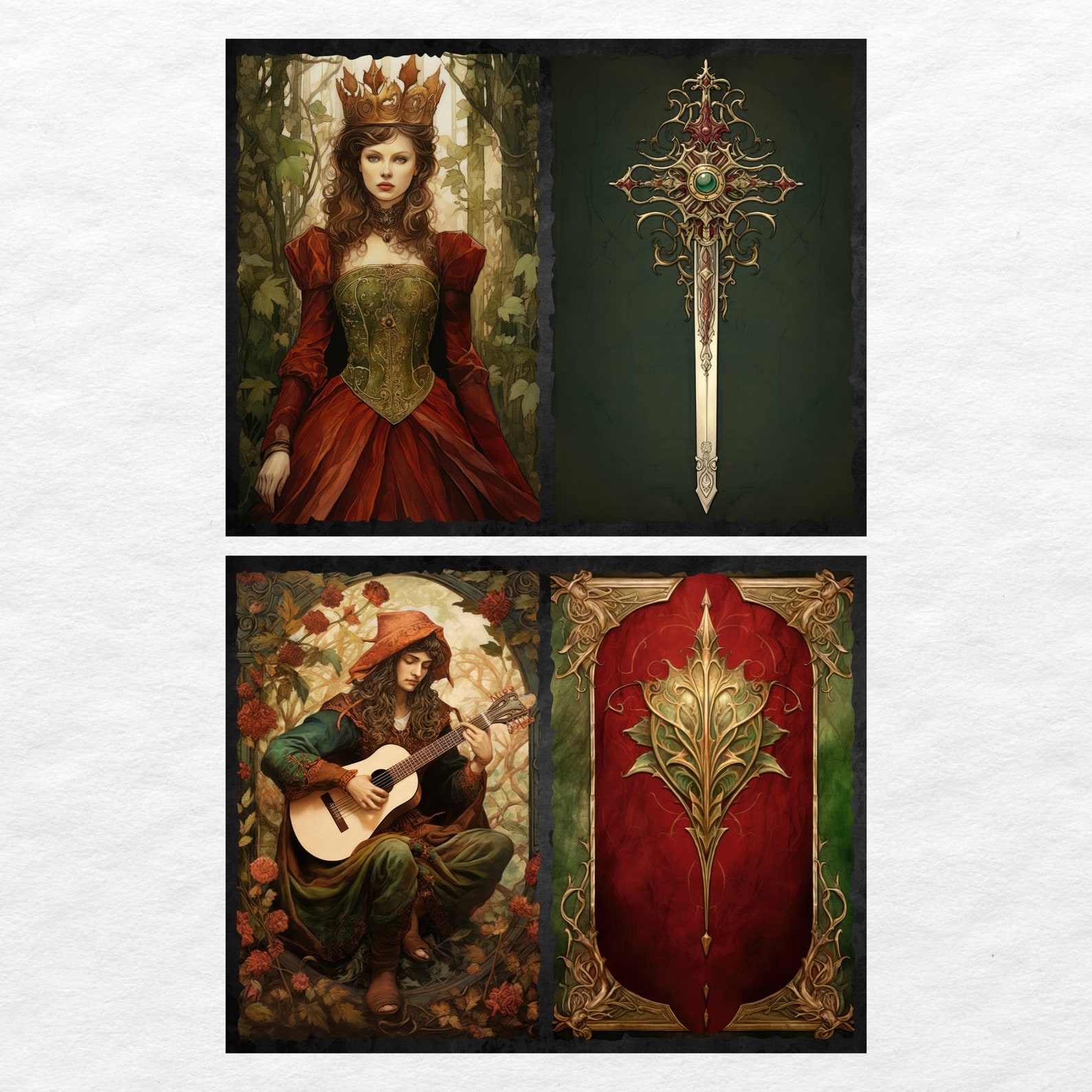 Medieval Junk Journal Pages, Digital Scrapbook Paper Kit, Medieval ...