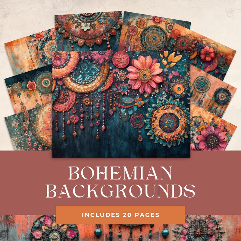 Bohemian Journals - Etsy