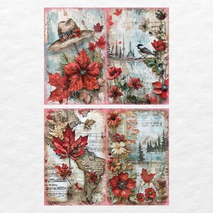 Canadiana Scrapbook Collection - Vintage Canada Digital Journal Pages ...