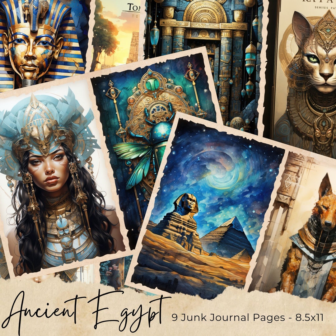 Ancient Egypt Junk Journal Kit, Ancient Egypt Junk Journal Printable ...