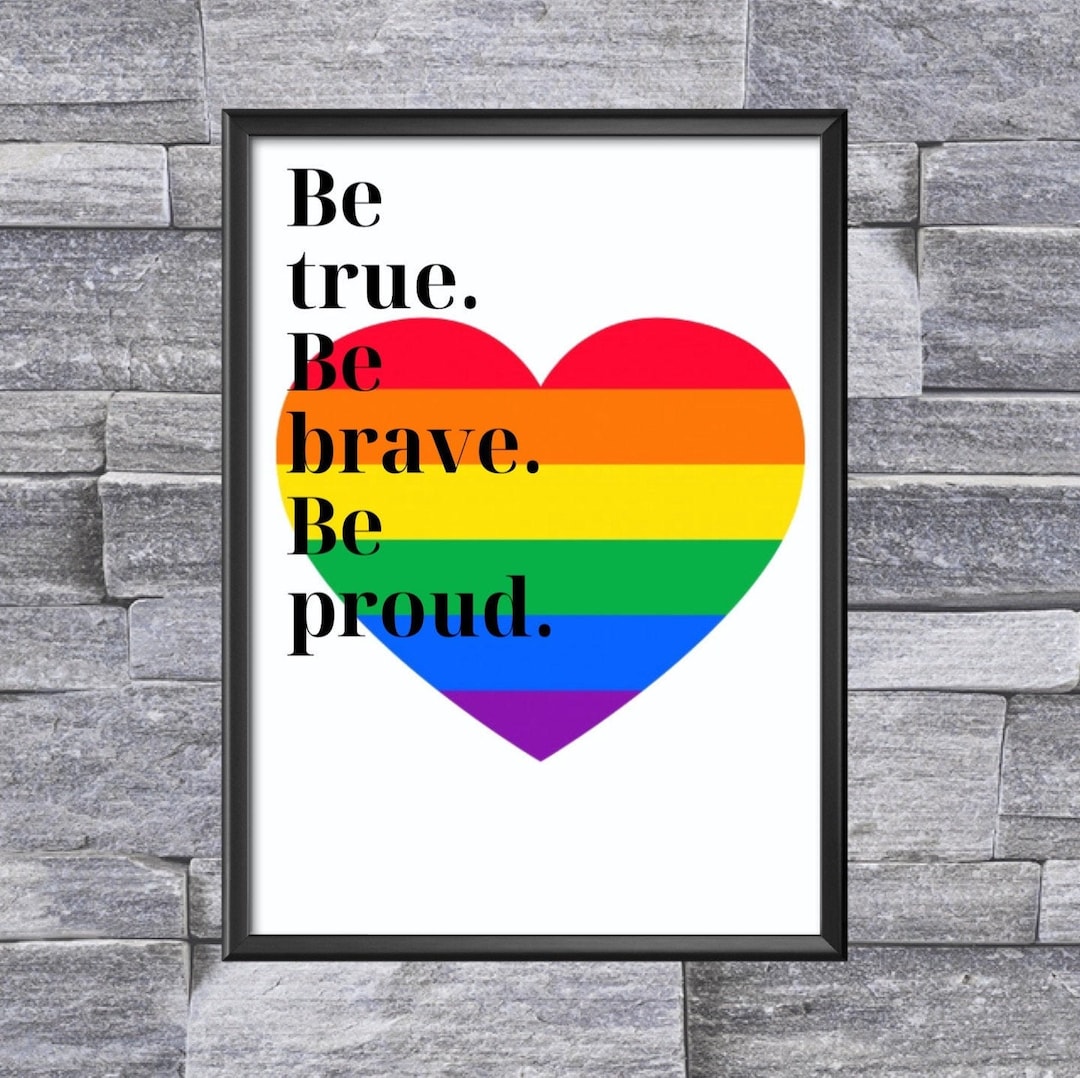 LGBTQ / LGBT / Poster / Pride Month/ Digital Downloads Printable/ Love ...