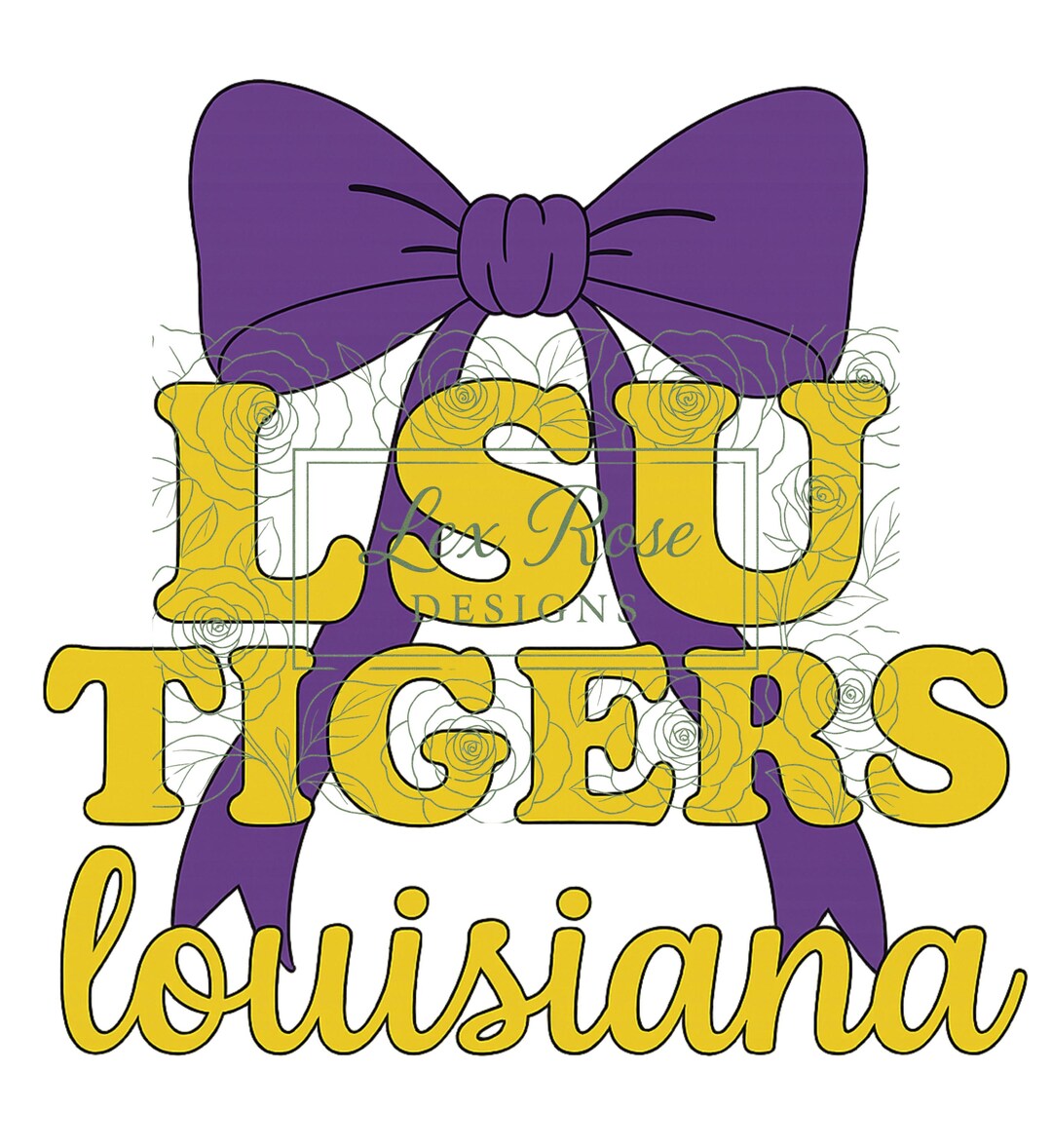 Tigers Bow PNG: Digital File Download - Etsy
