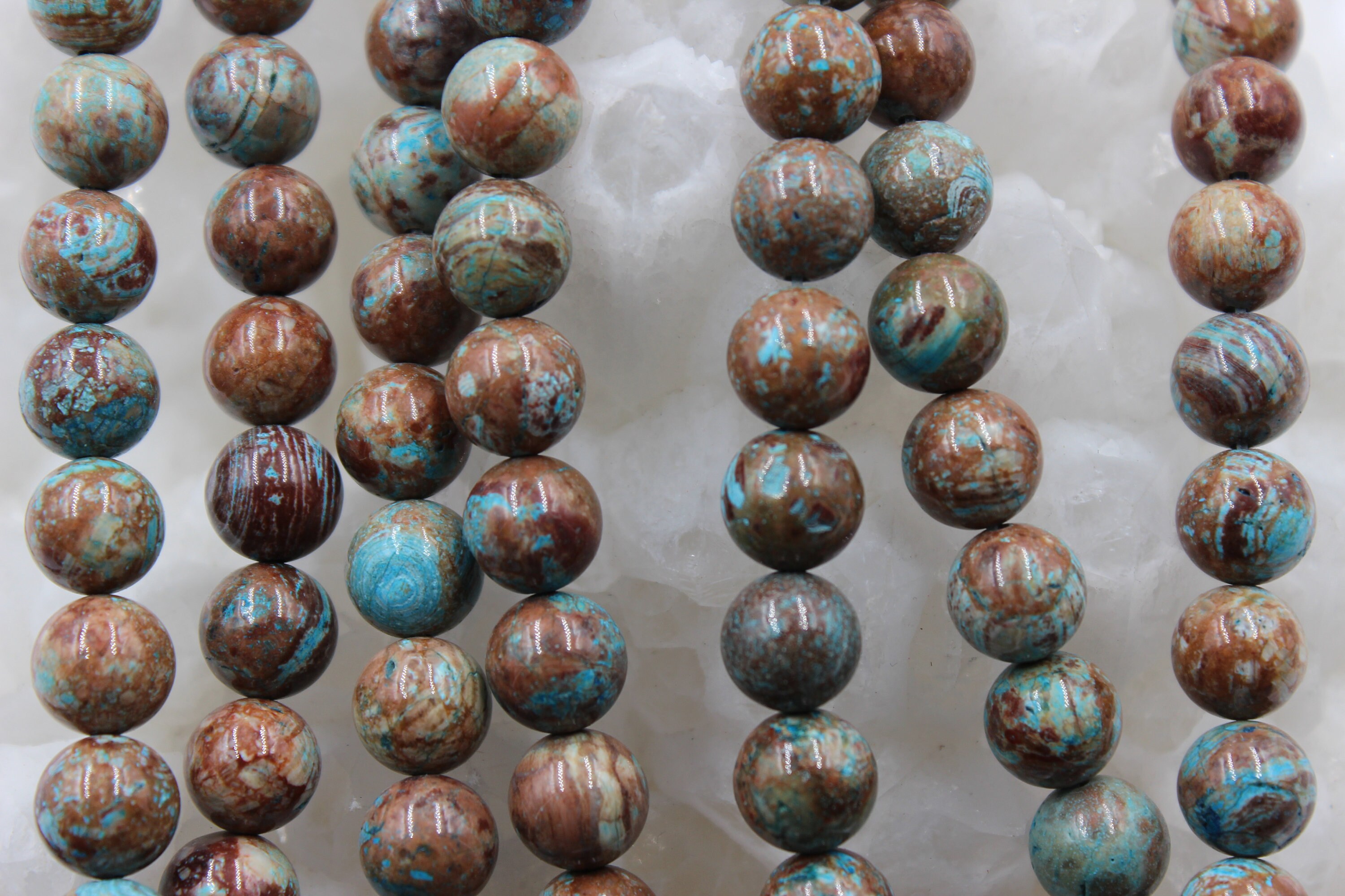 Calsilica Jasper Gemstone Beads 6mm 8mm 10mm Full Strand - Etsy