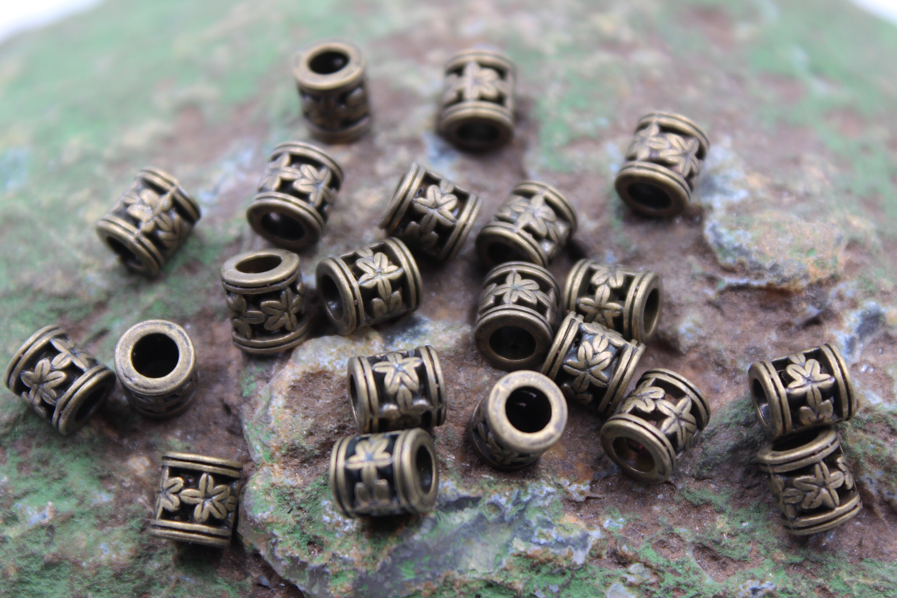 Jewelry Making & Beading Jewelry & Beauty 30 Metal beads antique bronze ...