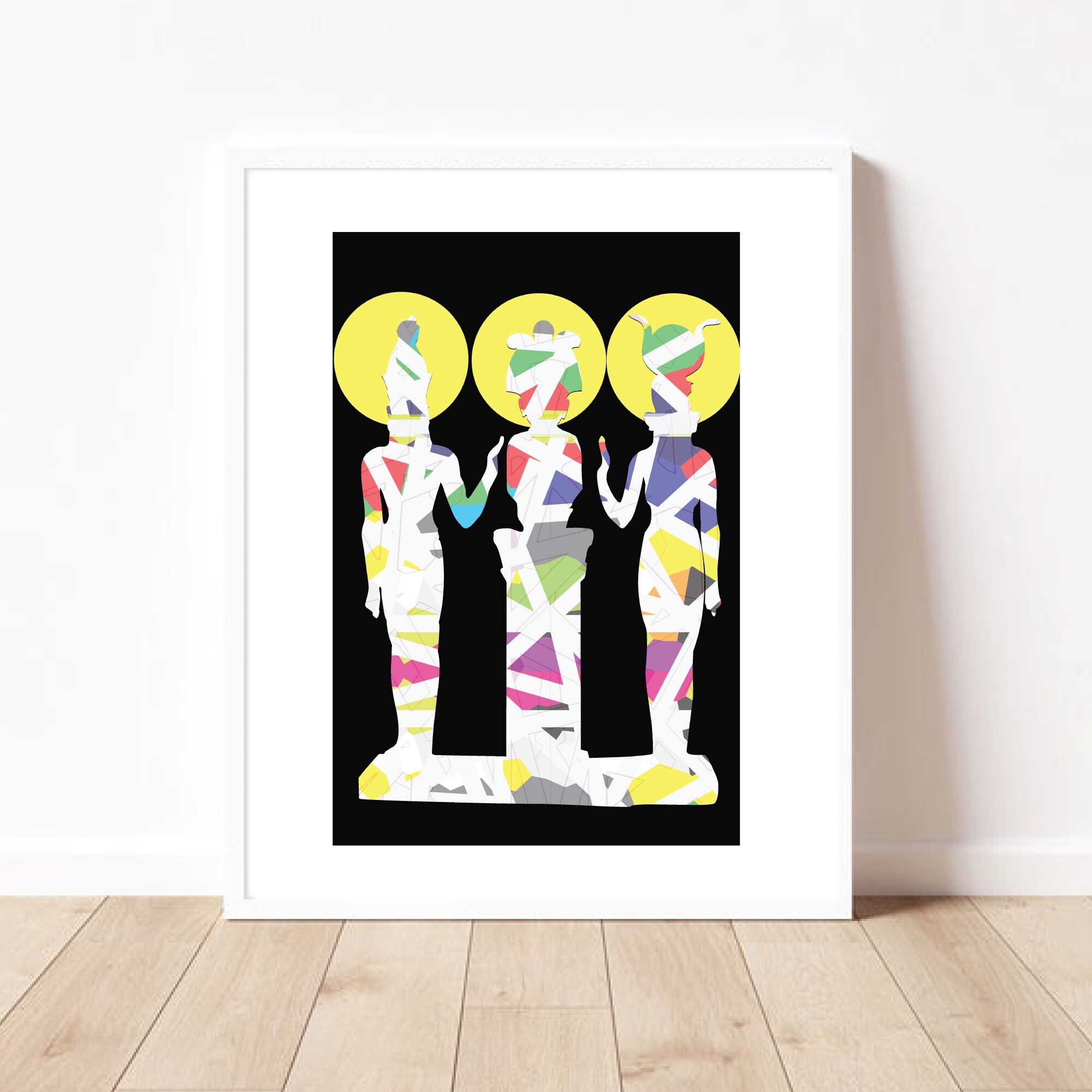 The Original Holy Trinity of Kemet Limited Edition Print in - Etsy