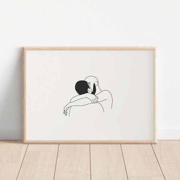 Gay Line Art - Etsy