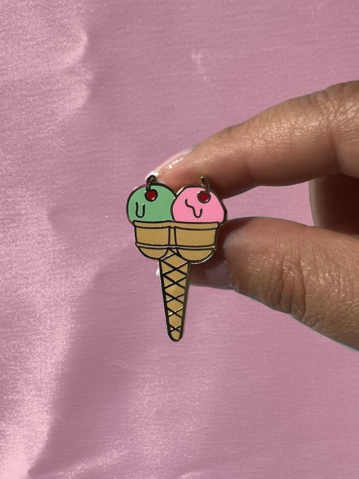 Lick Me Ice Cream Pin // Ice Cream Art // Ice Cream Party // I Scream ...
