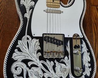 Fender USA Telecaster American Tele W/custom Hand-tooled Waylon-style ...