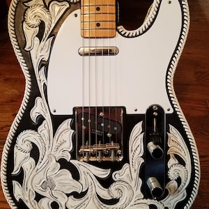 Fender USA Telecaster American Tele W/custom Hand-tooled Waylon-style ...