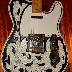 Fender Squier Classic Vibe Telecaster Tele W/custom-made, Hand-tooled ...