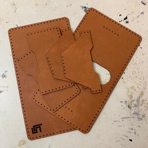 6 Pocket Minimalist Bifold Leather Wallet Laser Cut File PDF SVG Laser ...