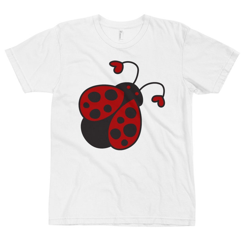 Giant Ladybug T-shirt Cute Women's Tee Large Ladybug - Etsy