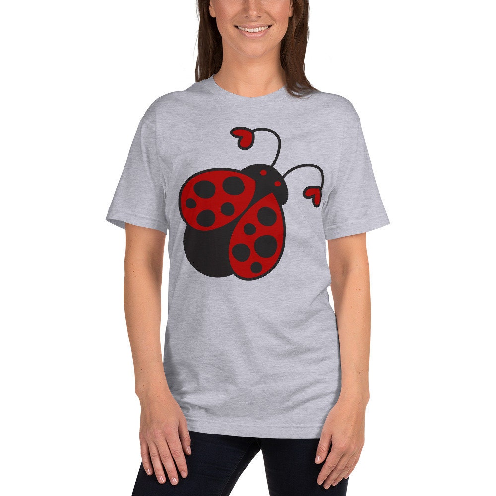 Giant Ladybug T-shirt Cute Women's Tee Large Ladybug - Etsy