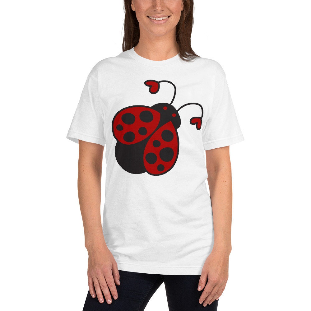 Giant Ladybug T-shirt Cute Women's Tee Large Ladybug - Etsy