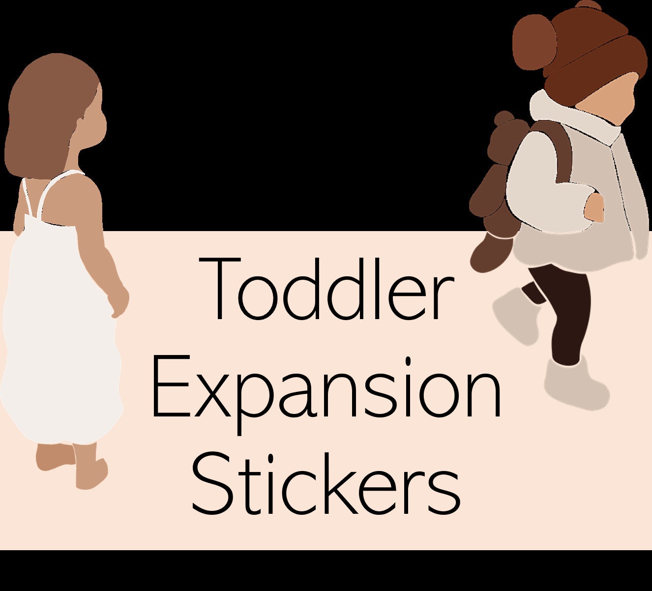 Neutral Nursery Organization Stickers - Etsy