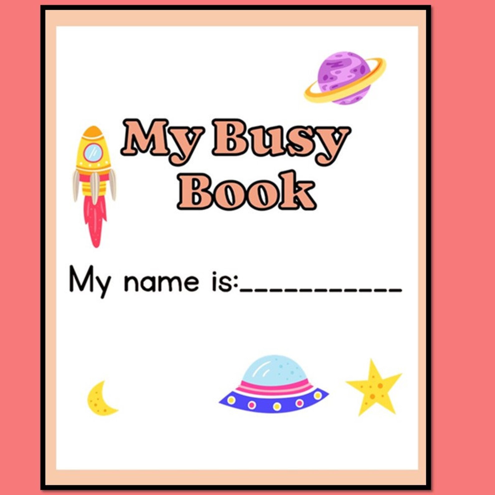 My Busy Book - Etsy