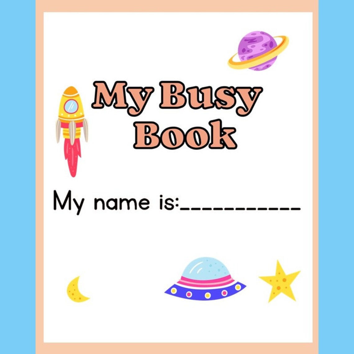 My Busy Book 2 - Etsy
