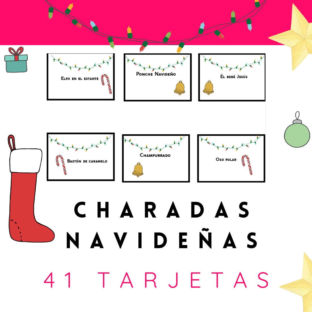 Juego De NAVIDAD En Español - Etsy