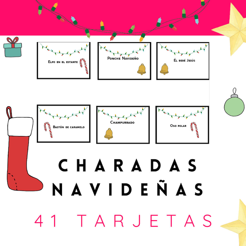 Juego De NAVIDAD En Español - Etsy