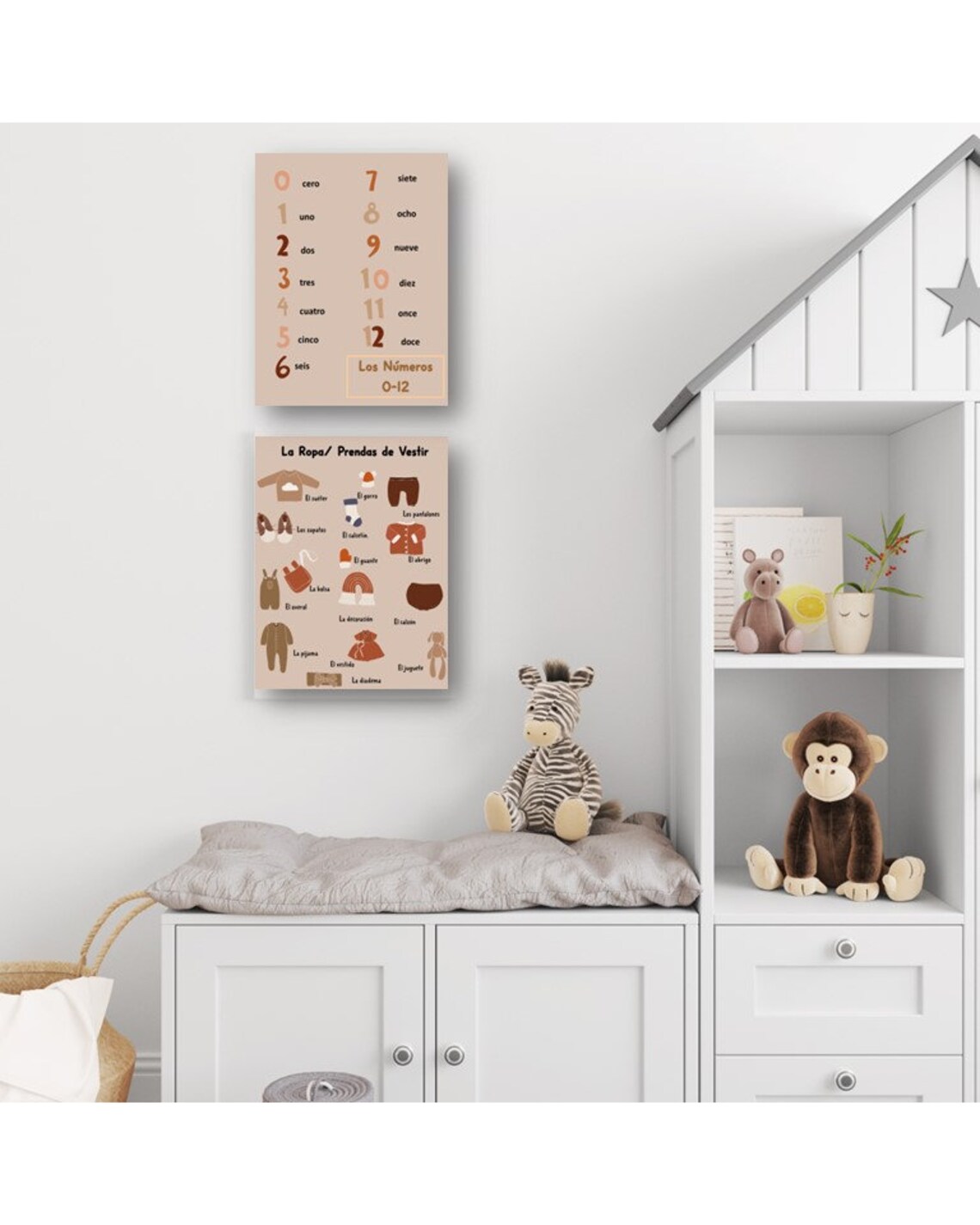 English Boho Educational Posters - Etsy