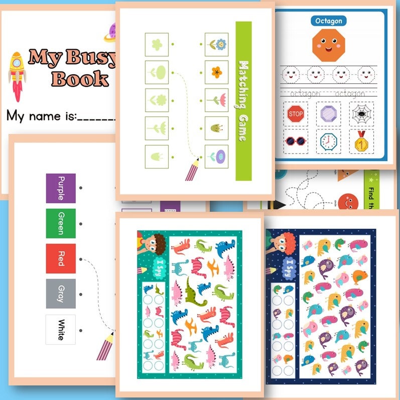 My Busy Book 2 - Etsy