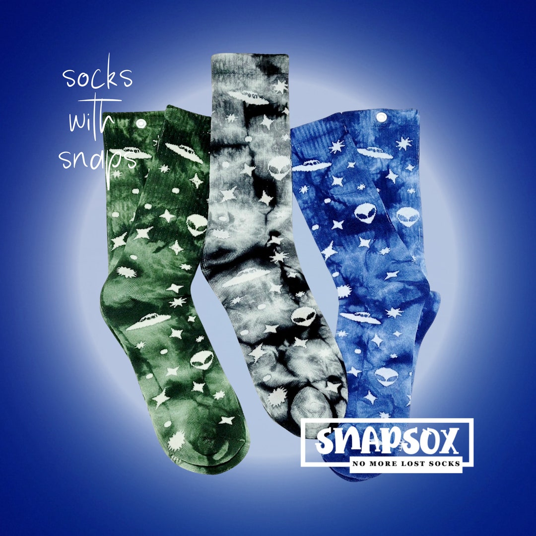Interstellar Style: Alien Sci-fi Socks- Perfect UFO Gift! Cosmic ...