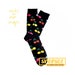 Cherry Patterned Socks. Cute Fruit Print Socks. Unisex Cherry-themed ...