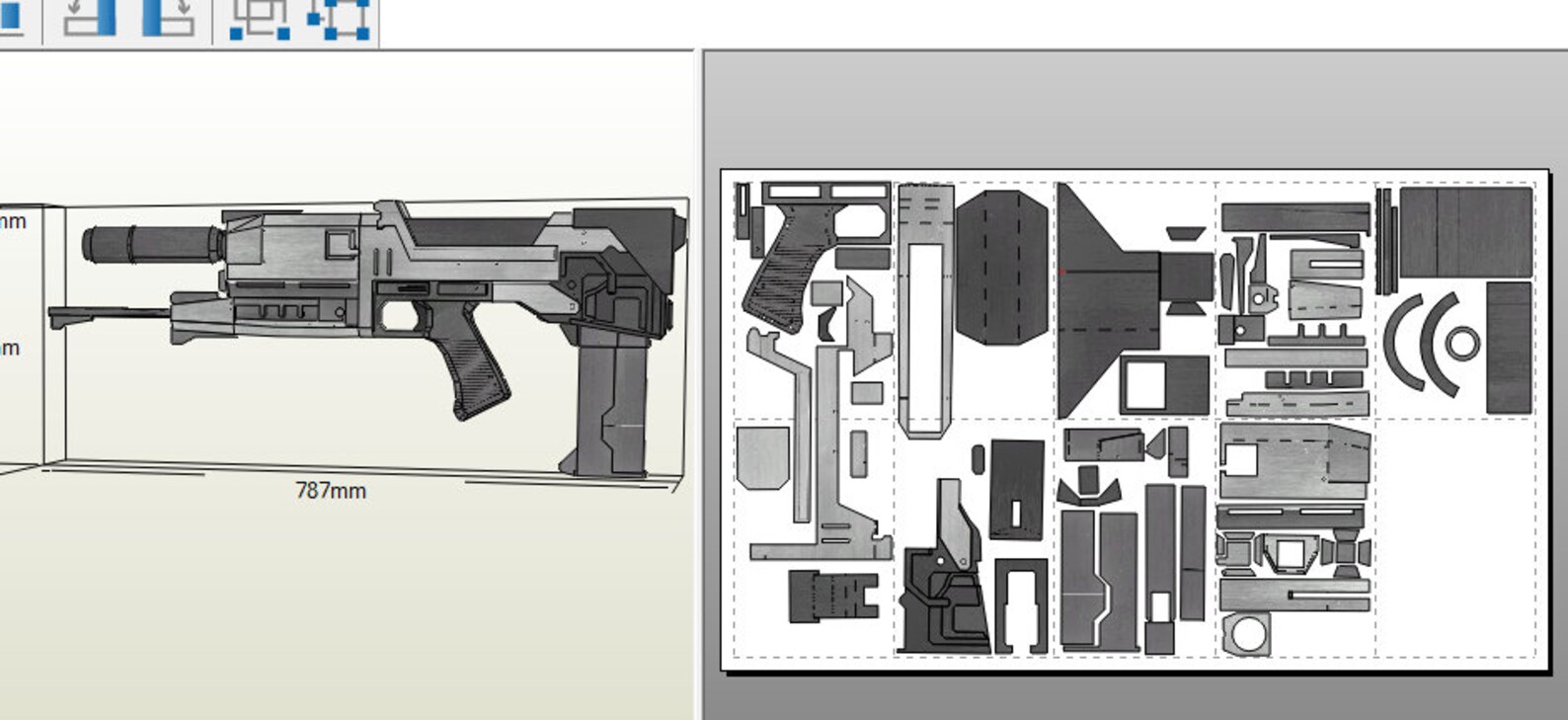 Terminator Phased Plasma Pepakura Foam - Etsy