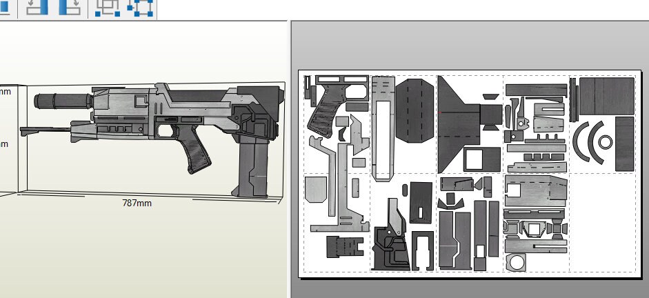 Terminator Phased Plasma Pepakura Foam - Etsy