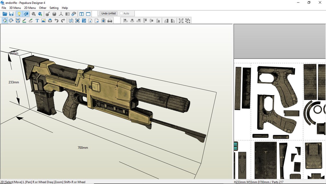 Terminator Phased Plasma Pepakura Foam - Etsy