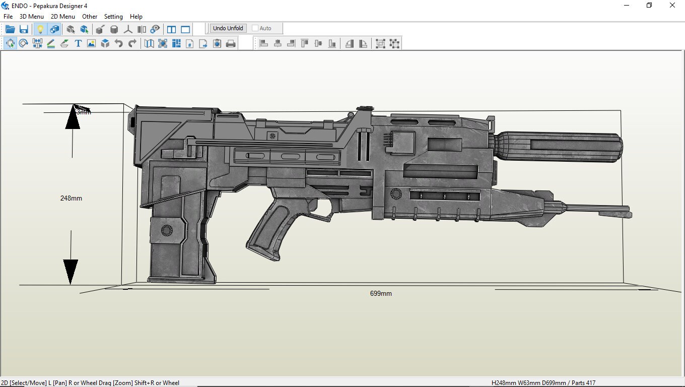 Terminator Phased Plasma Pepakura Foam - Etsy