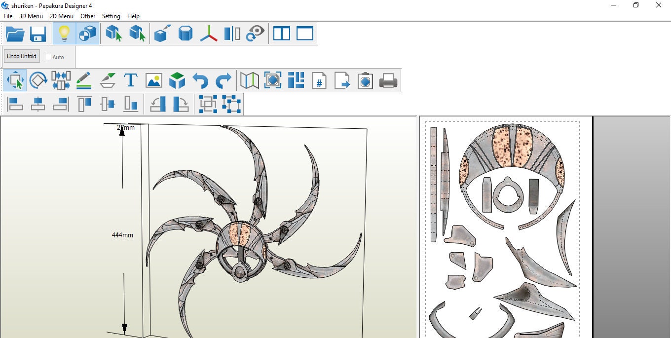 Predator Armor Pepakura Foam - Etsy New Zealand