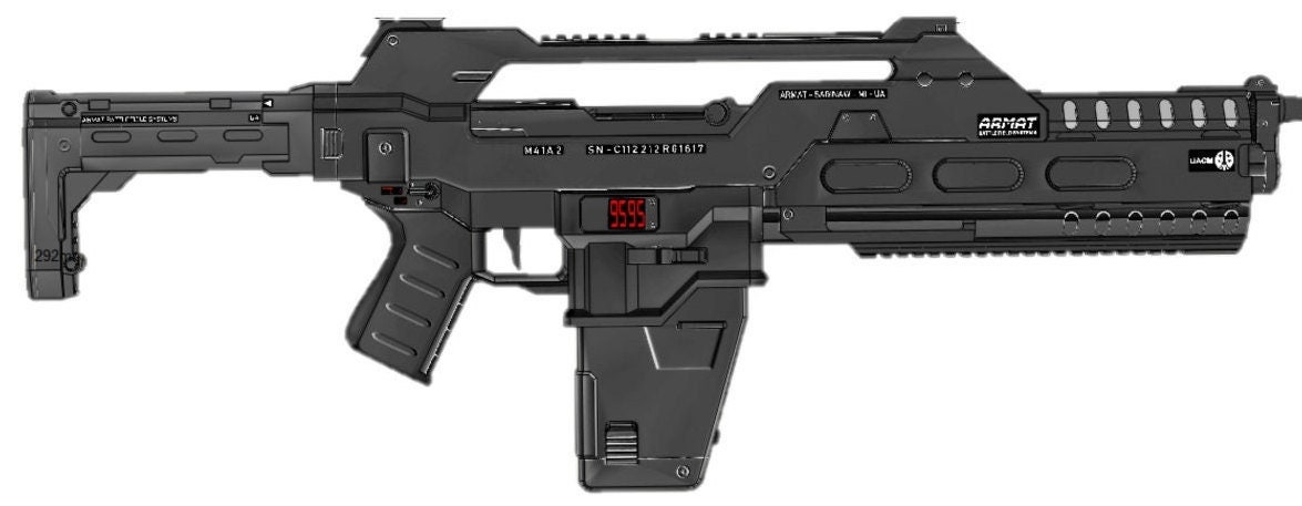 M41 Pulse Rifle Foam Pepakura - Etsy UK