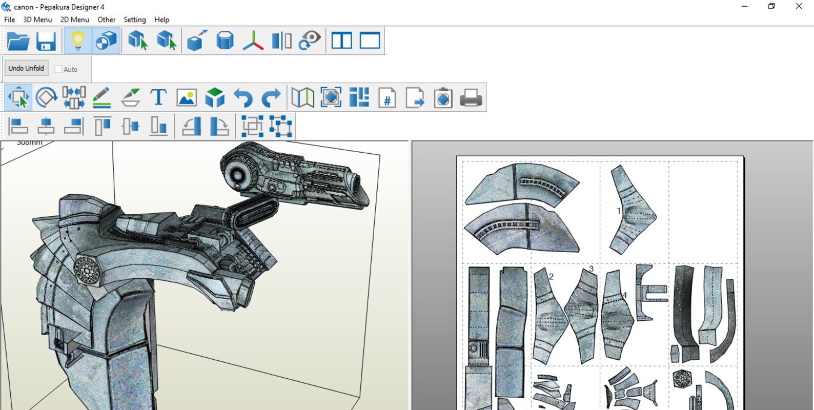 Predator Armor Pepakura Foam - Etsy