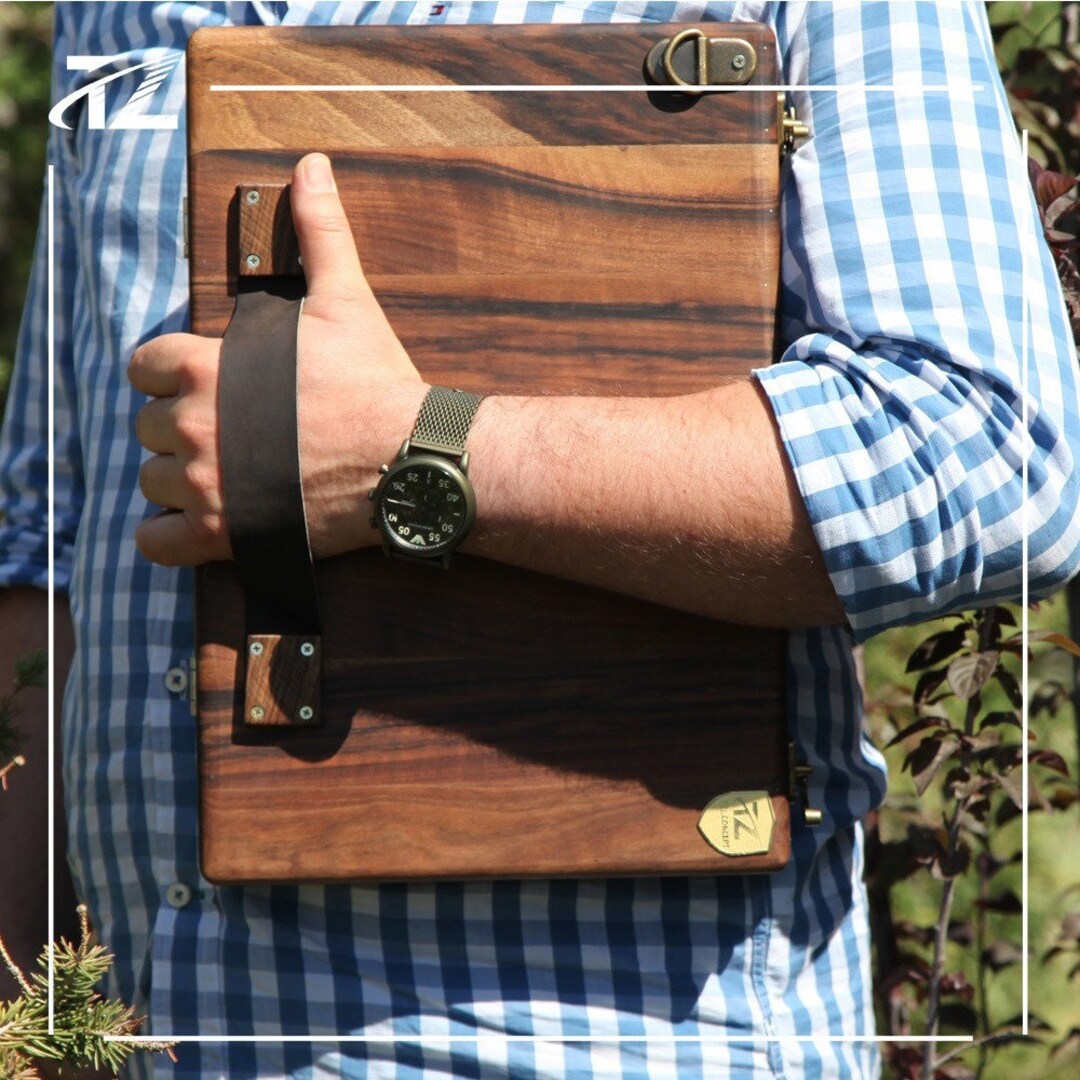 Wooden Tablet & Mini Laptop Bag - Etsy