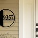 Monogram Address Sign, Monogram, Address Sign, Outdoor Sign Address ...