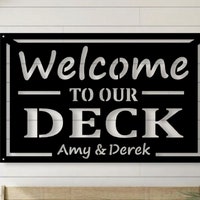 Deck Signs, Patio Signs, Deck Decor, Porch Signs, Porch Decor, Front ...