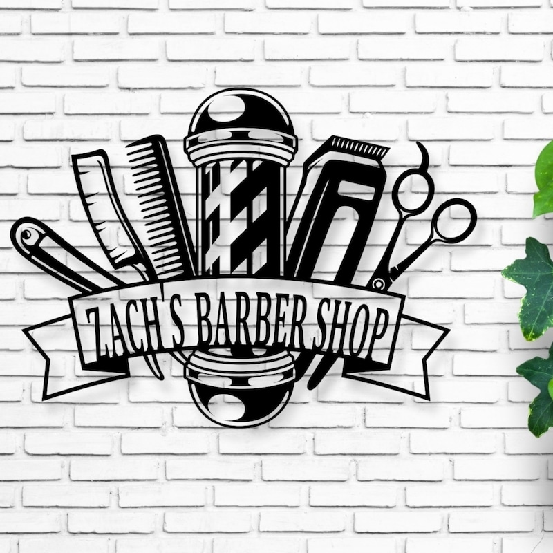 Barber Shop Sign - Etsy
