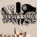 Salon Sign, Custom Beauty Salon Sign, Personalized Hair Salon Sign ...