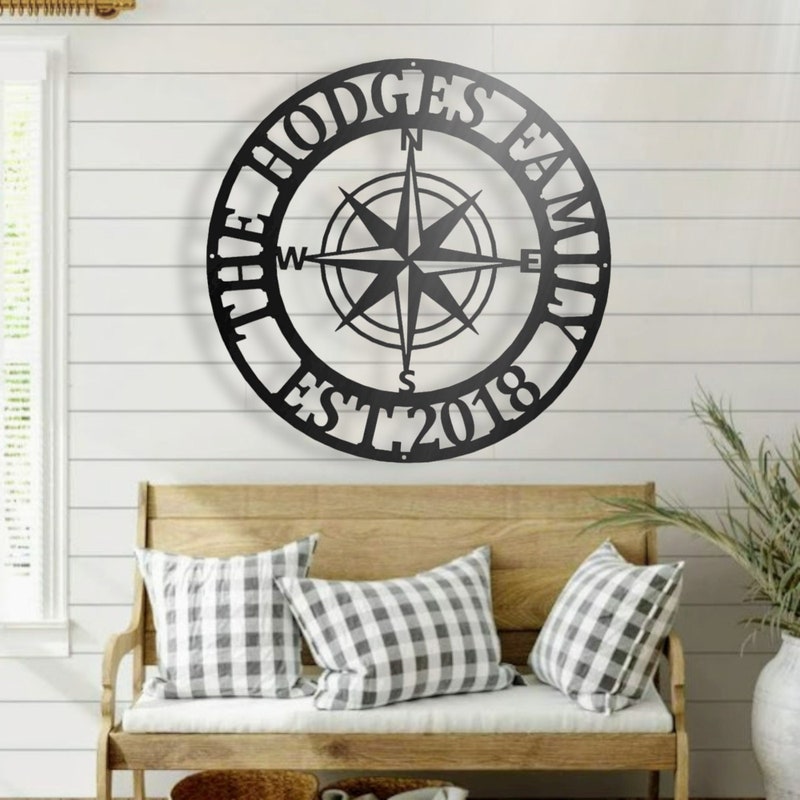 Compass Rose Sign - Etsy