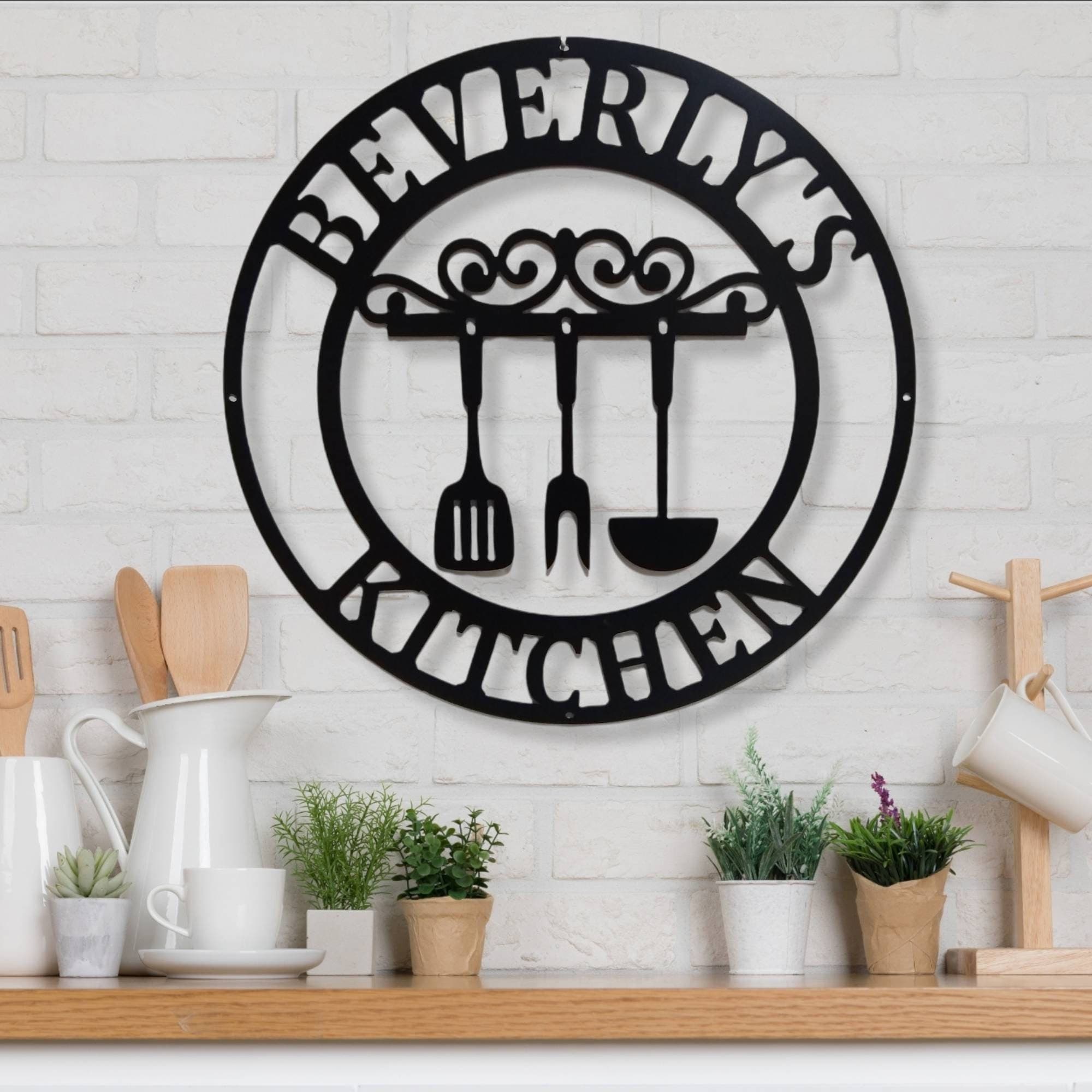 Personalized Kitchen Signs, Custom Kitchen Sign Wall Decor, Custom ...