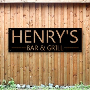 Personalized Metal Sign, Custom Metal Sign, Metal Signs Personalized ...