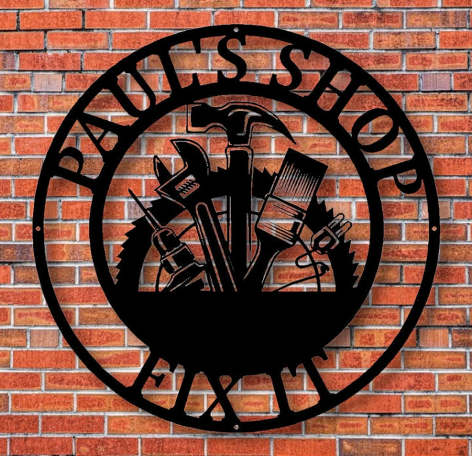 Metal Garage Sign Custom Garage Sign Personalized Gift for - Etsy