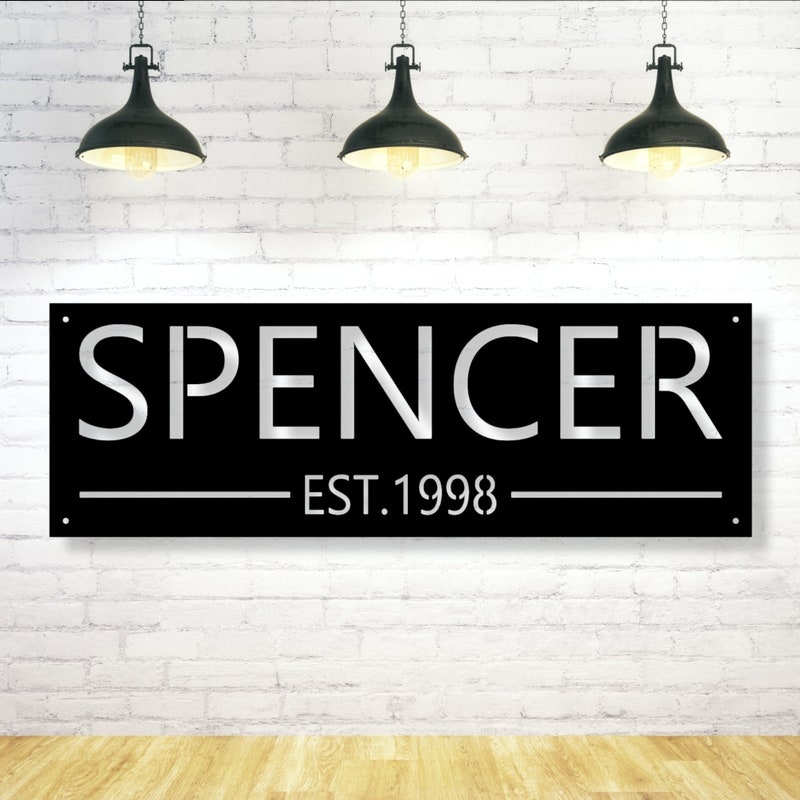 Custom Metal Sign - Etsy