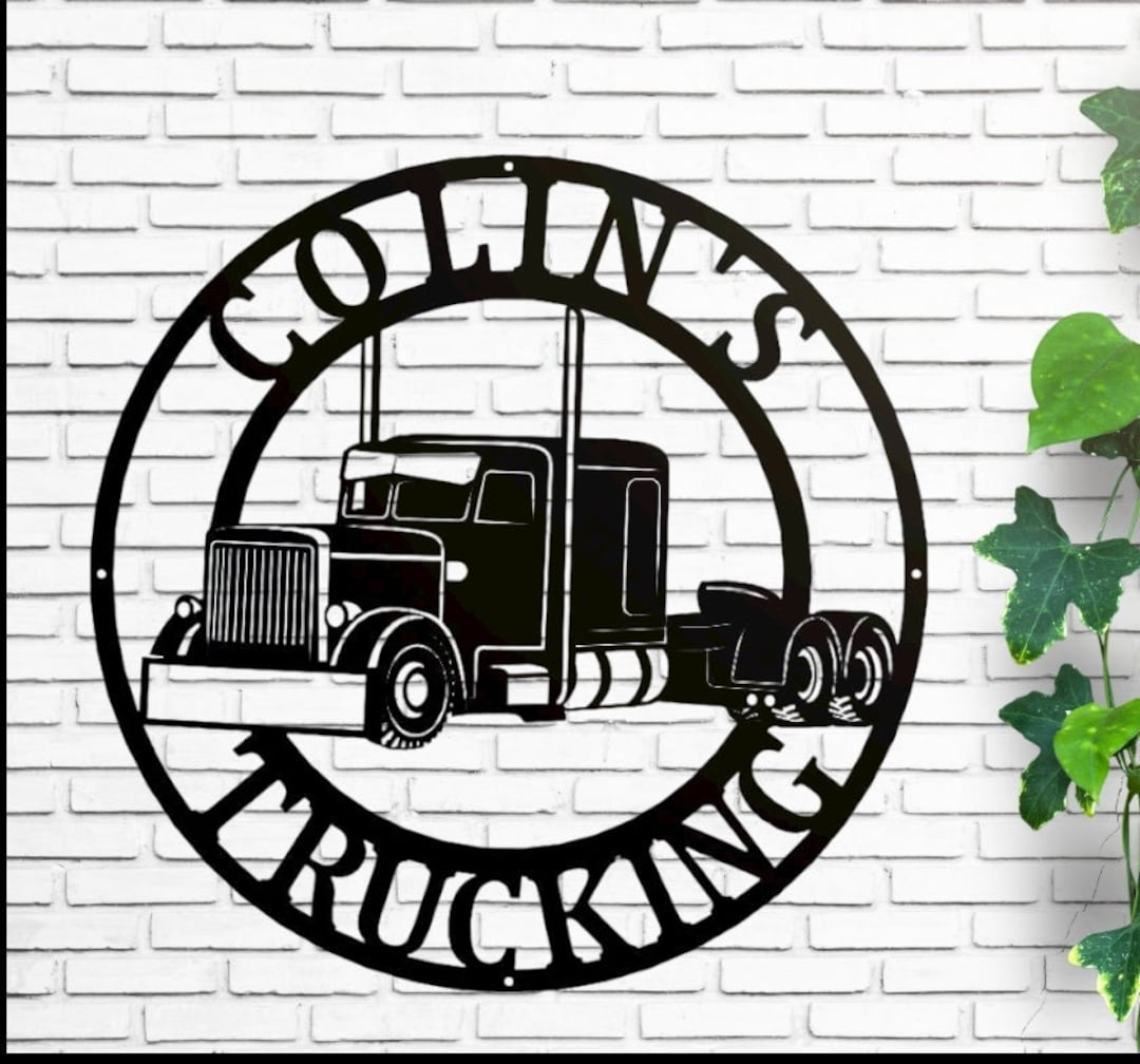 Big Rig, Trucker, 18 Wheeler, Diesel, Metal Sign, Art, Wall Decor ...
