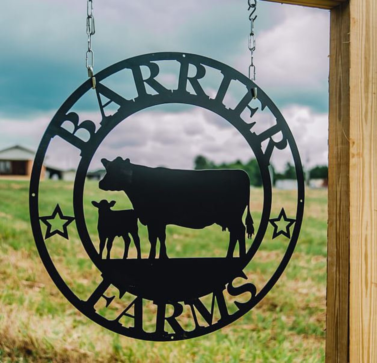 Cow Calf Metal Sign Custom Cow/calf Farmer Sign - Etsy Australia