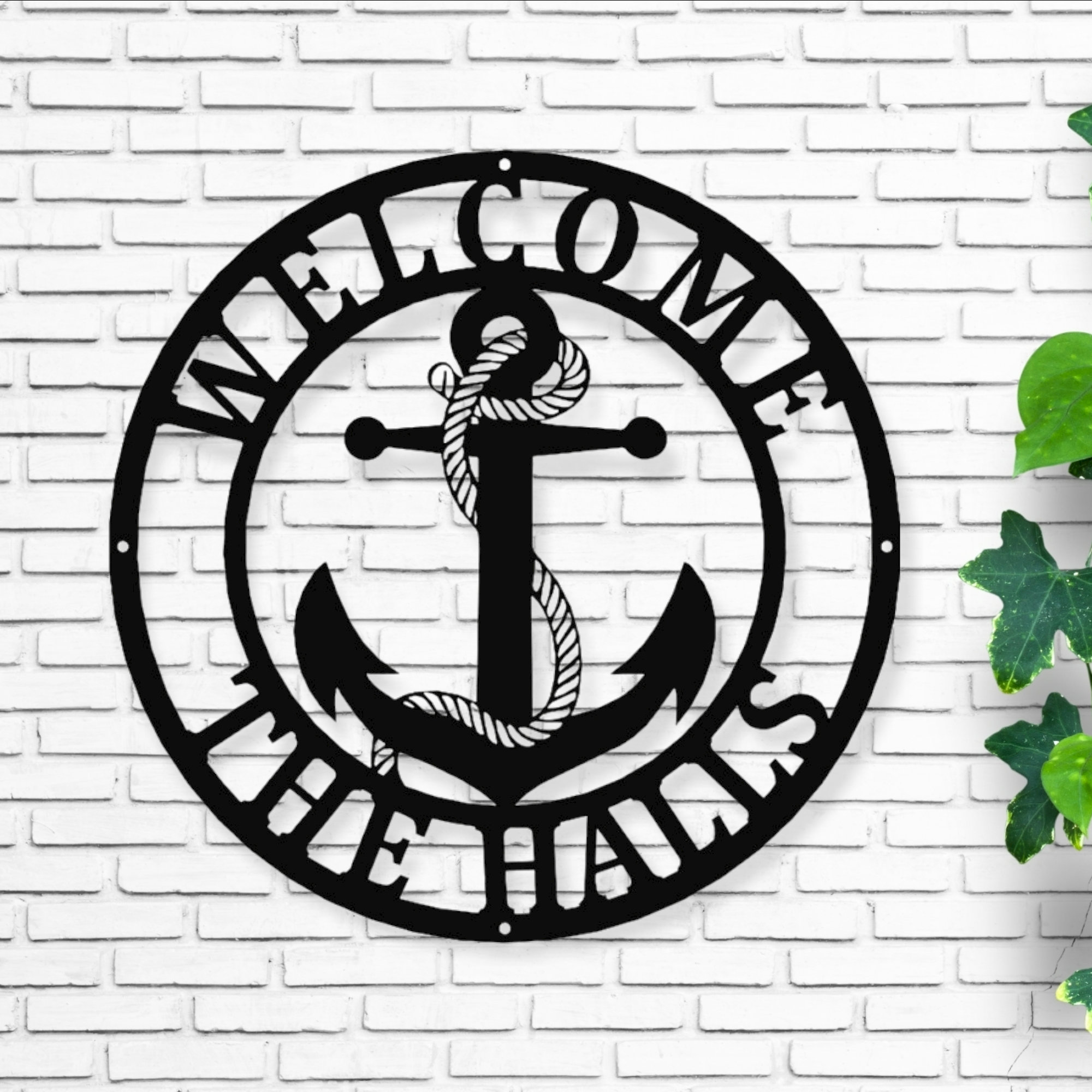 Anchor Sign Nautical Decor Beach Decor Nautical Sign - Etsy