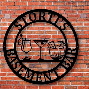 Metal Bar Sign-personalized Bar Theme Sign, Custom Bar Theme Sign ...