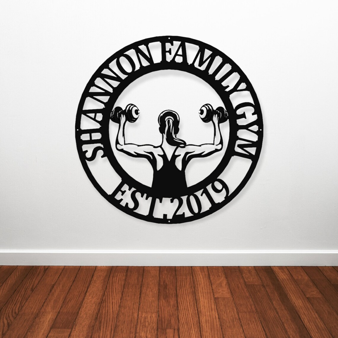Gym Sign Personalized Home Gym Sign Custom Metal Gym Sign - Etsy